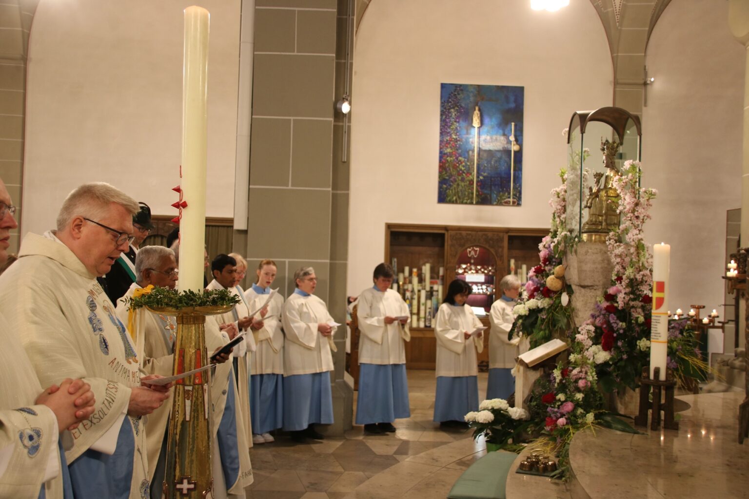 Wallfahrtseröffnung mit Diözesanadministrator Msgr. Michael Bredeck ...